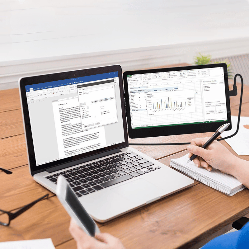 TelaMax Expand® - Monitor Portátil Expansível para Notebook